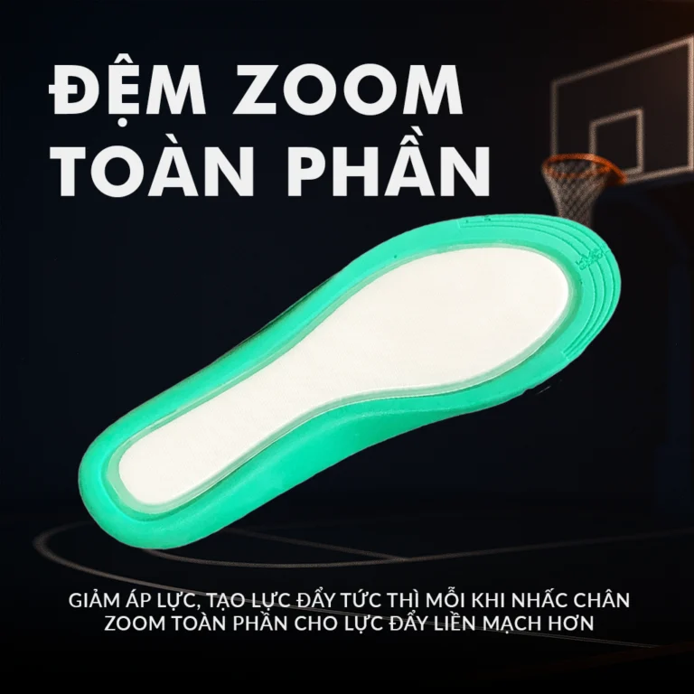 Lót Zoom EVA Toàn Phần – Cải Thiện Bật Nhảy & Giảm Chấn - Giày bóng rổ ...